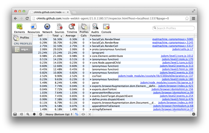 The Performance of Open Source Software | From SocialCalc to EtherCalc